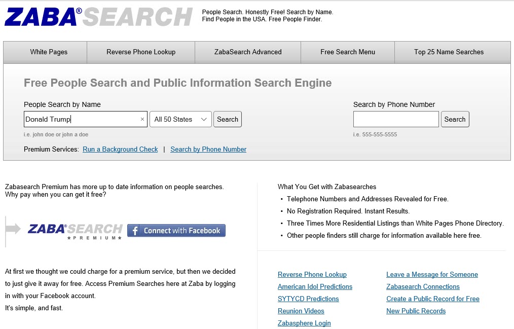 Zabasearch Helps You To Locate People - Find Out How