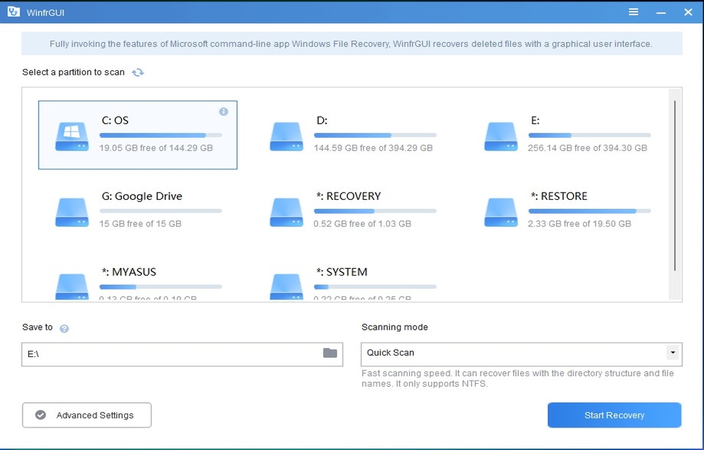 WinfrGUI Review - A User-Friendly Data Recovery Solution for Windows Users