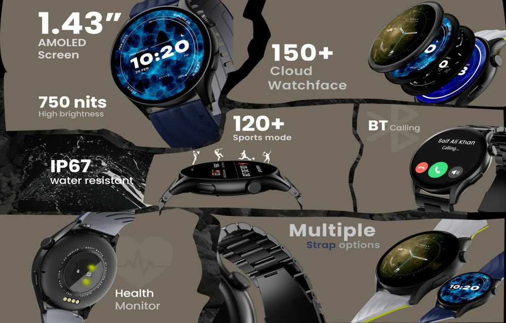 Boult Striker Pro Launched: Features 1.43″ AMOLED Display, Metal Body ...